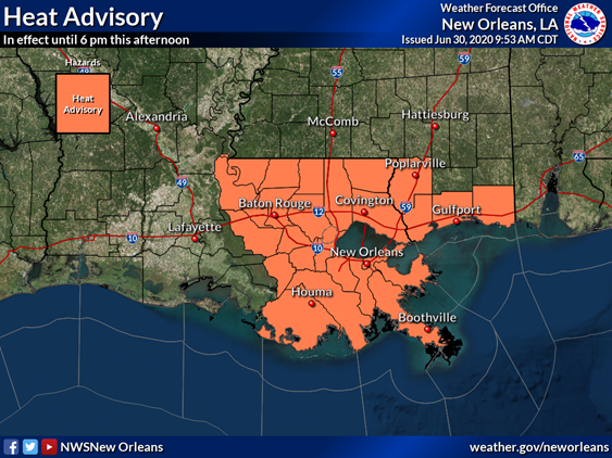 Heat Advisory | Diamondhead Mississippi